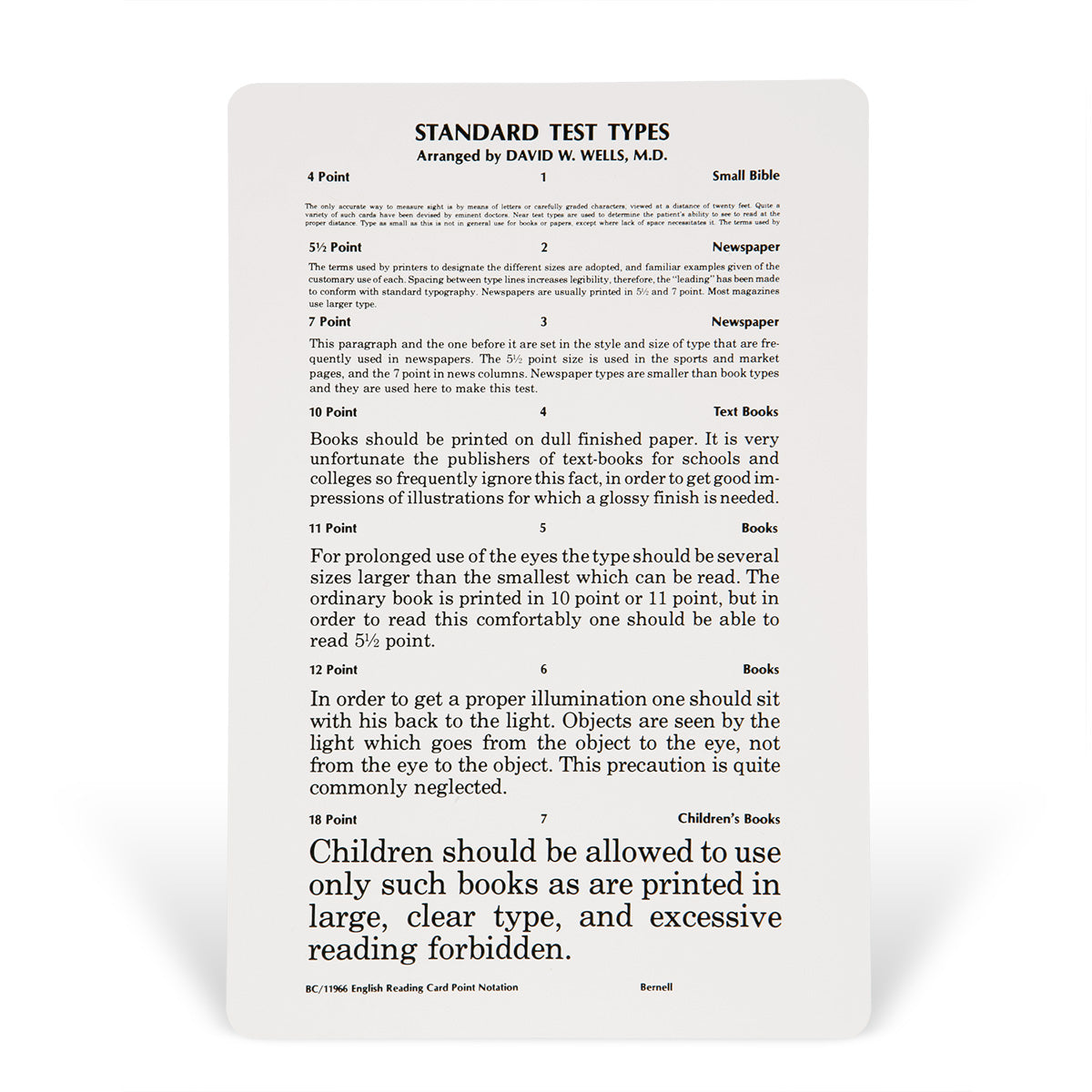 Standard Reading Card #7726 – SN Optical by Stormin' Norman's