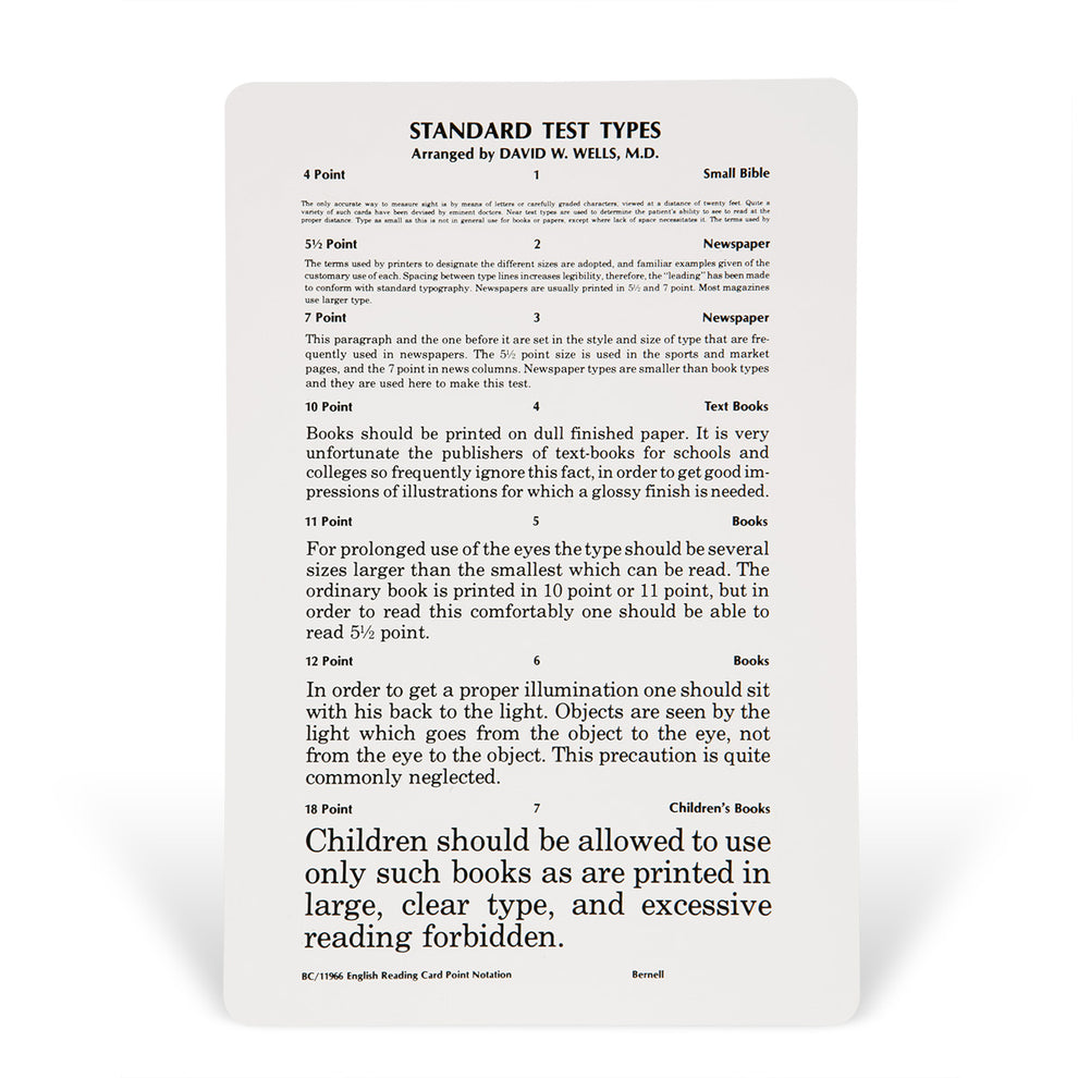 Standard Reading Card #7726 – SN Optical by Stormin' Norman's